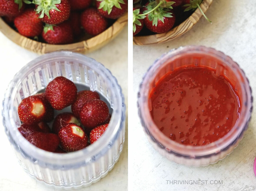 Strawberry Puree For Baby + Combination Ideas - ThrivingNest