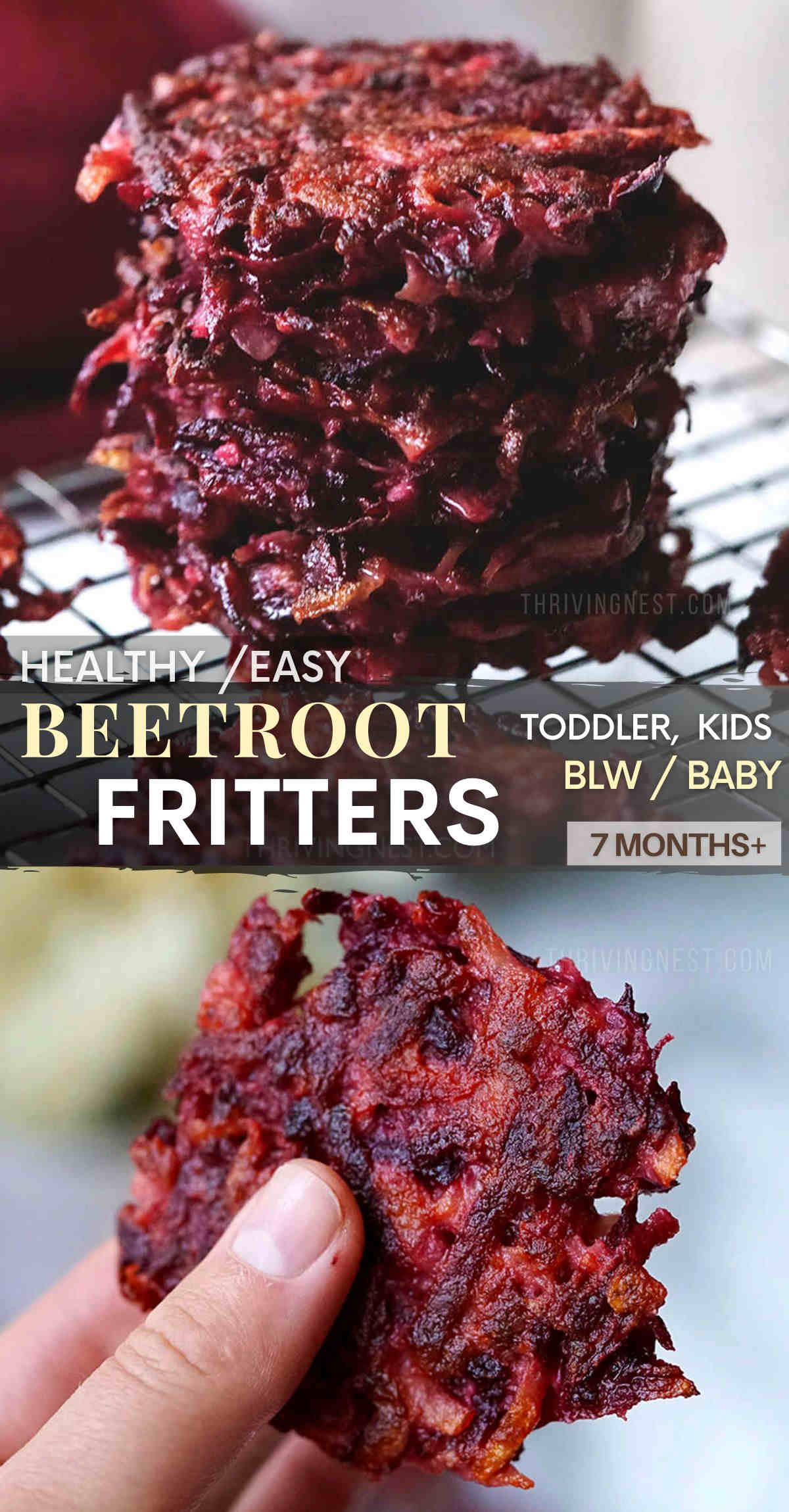 Beet Fritters - ThrivingNest