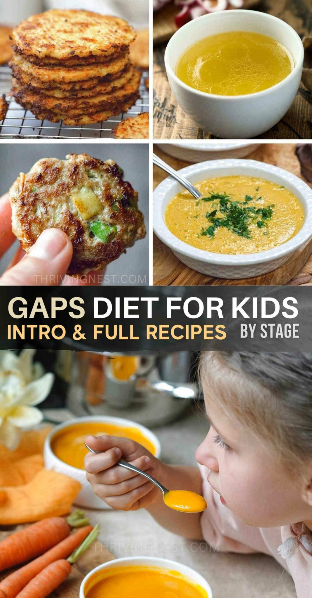 GAPS Diet For Kids | Intro & Full Recipes By Stage - ThrivingNest